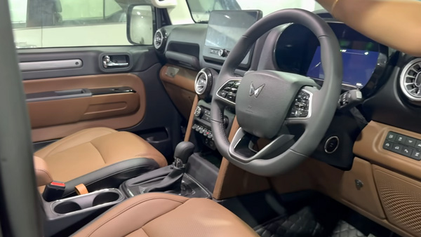 Mahindra Thar ROXX 5-Door Interior In Brown Colour: இப்படிப்பட்ட கார் ...
