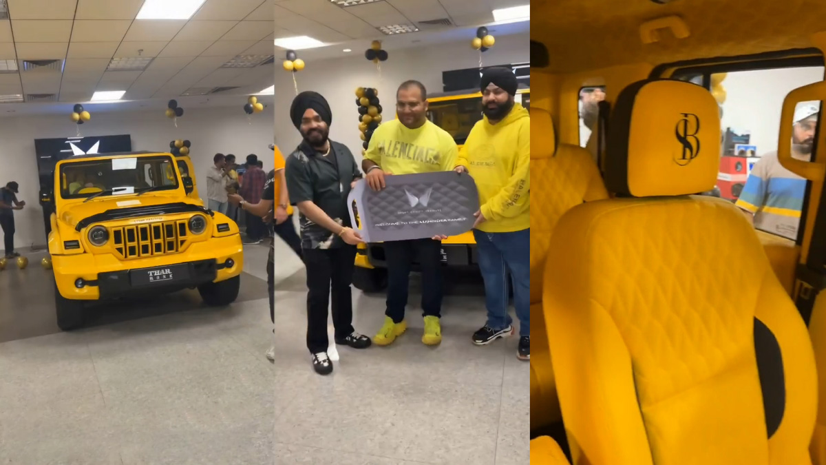Mahindra Thar Roxx with Yellow Theme: கண்களை மயக்கும் மஞ்சள் ...