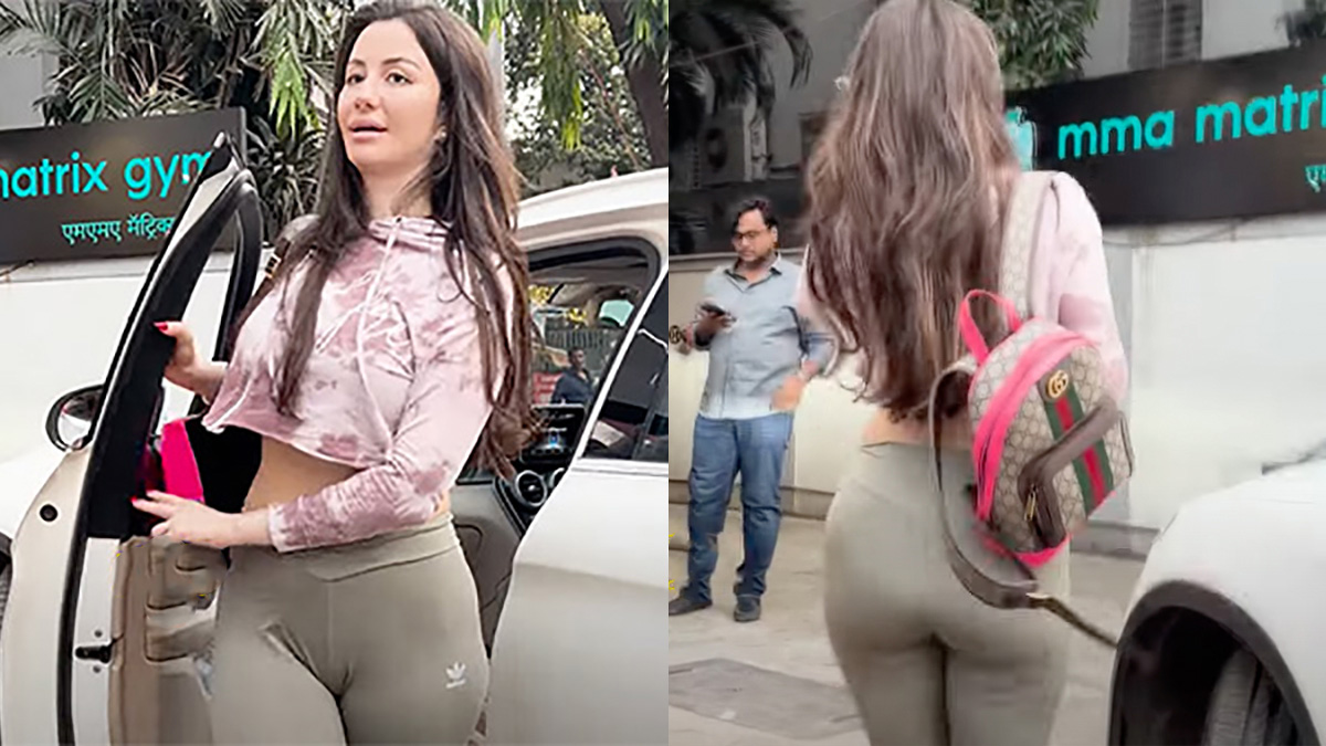 Giorgia Andriani Spotted In Mercedes Benz GLC: அளவு எடுத்து செஞ்ச மாதிரி இருக்காங்க! 1 கோடி ரூபா ...