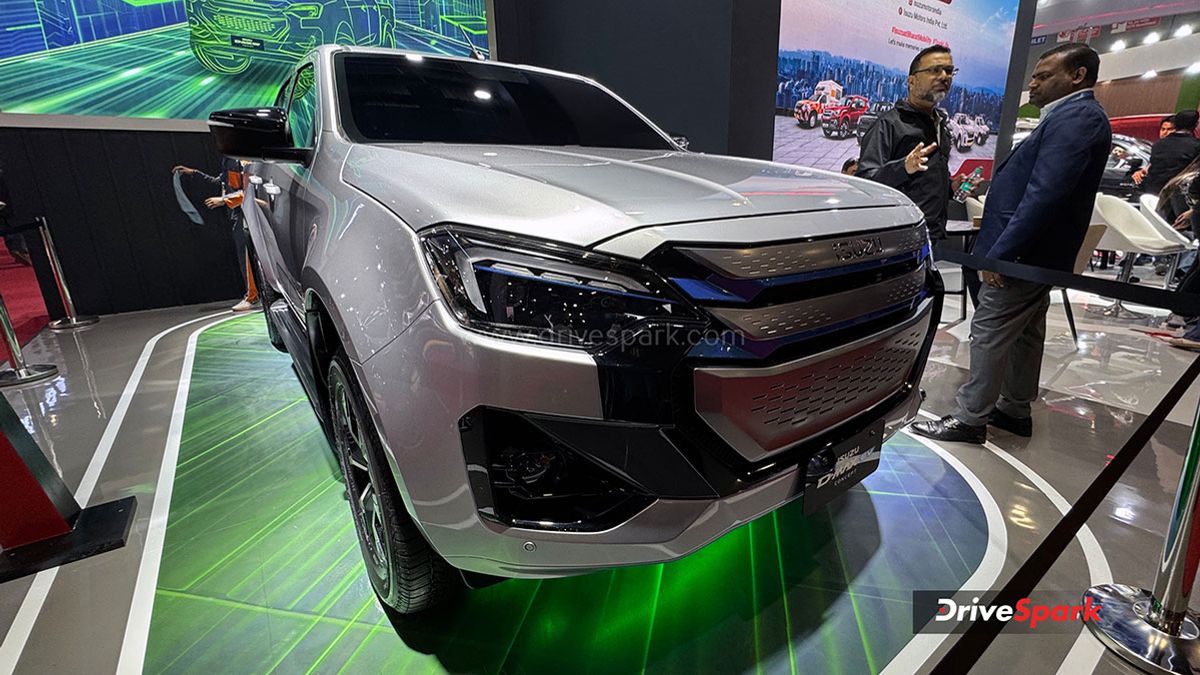 Isuzu D-max EV | இசுஸு 2025-ம் ஆண்டு பாரத் மொபிலிட்டி ஷோவில் மின்சார டி ...