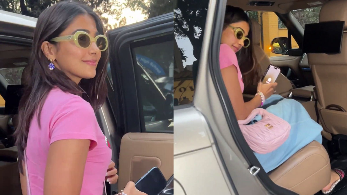 Pooja Hegde Spotted In Range Rover Vogue In Mumbai Saloon: சலூன் ...