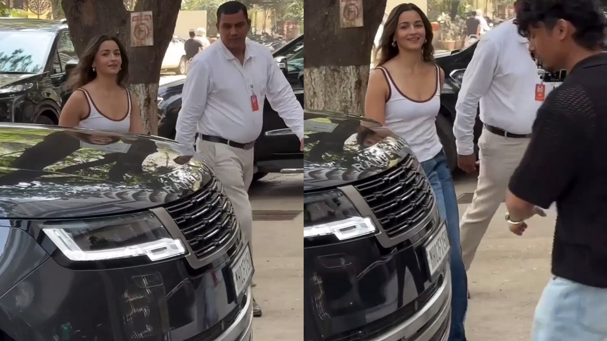 Alia Bhatt Range Rover - மேல டிரஸ் போட மறந்துட்டாங்களா? ரசிகர்களை ...