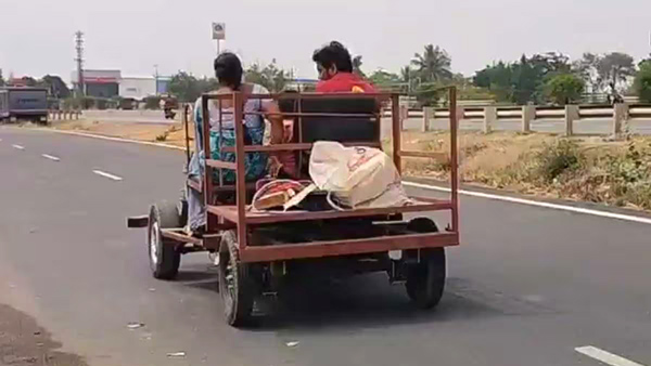 andhra pradesh auto driver makes electric vehicle which gives 100 km ...