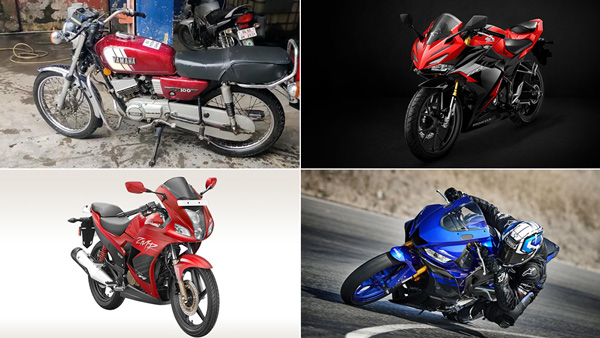 famous bikes like rx100 karizma yamaha r15 and many more re launching ...