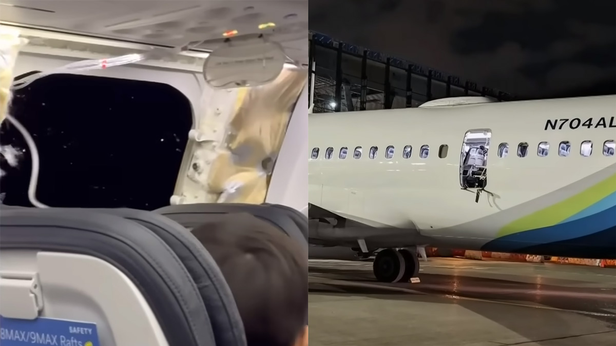 Viral Video గాల్లో ఉండగానే ఊడిపోయిన విమానం డోర్‌.. 16,000 అడుగుల ...