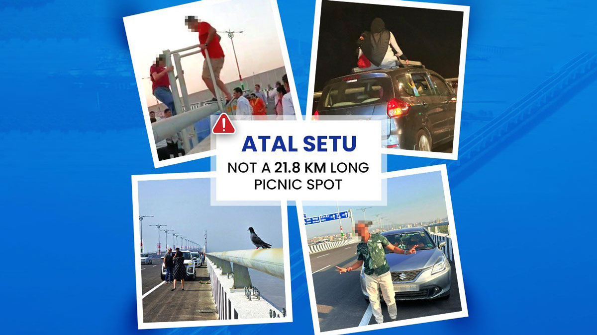 Atal Setu Bridge టూరిస్ట్‌ స్పాట్‌లా మారిన 'అటల్‌ సేతు' బ్రిడ్జి ...