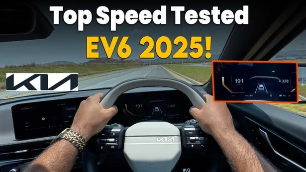 Kia EV6 Facelift Top Speed Run | POV - Drivespark