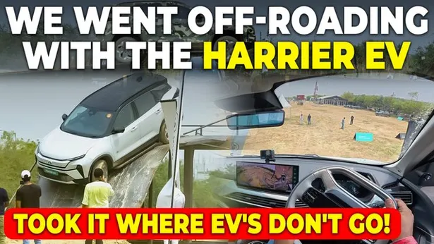 Tata Harrier EV Off Road Test | Can This Electric SUV Handle Rough ...