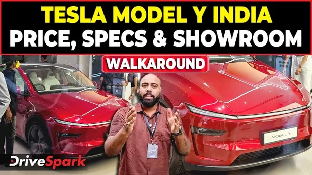 Tesla Model Y India Showroom Walkaround | Price, Specs & Range ...