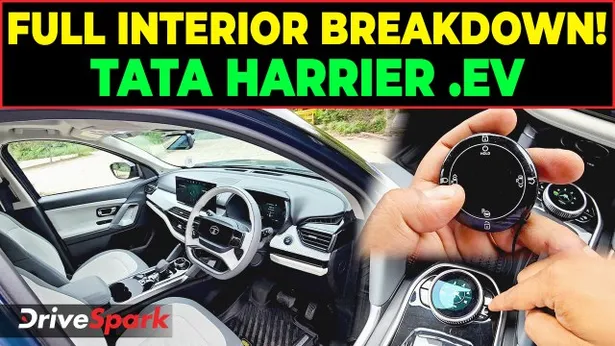 Tata Harrier EV Interior Tour | All Features Explained in Detail ...